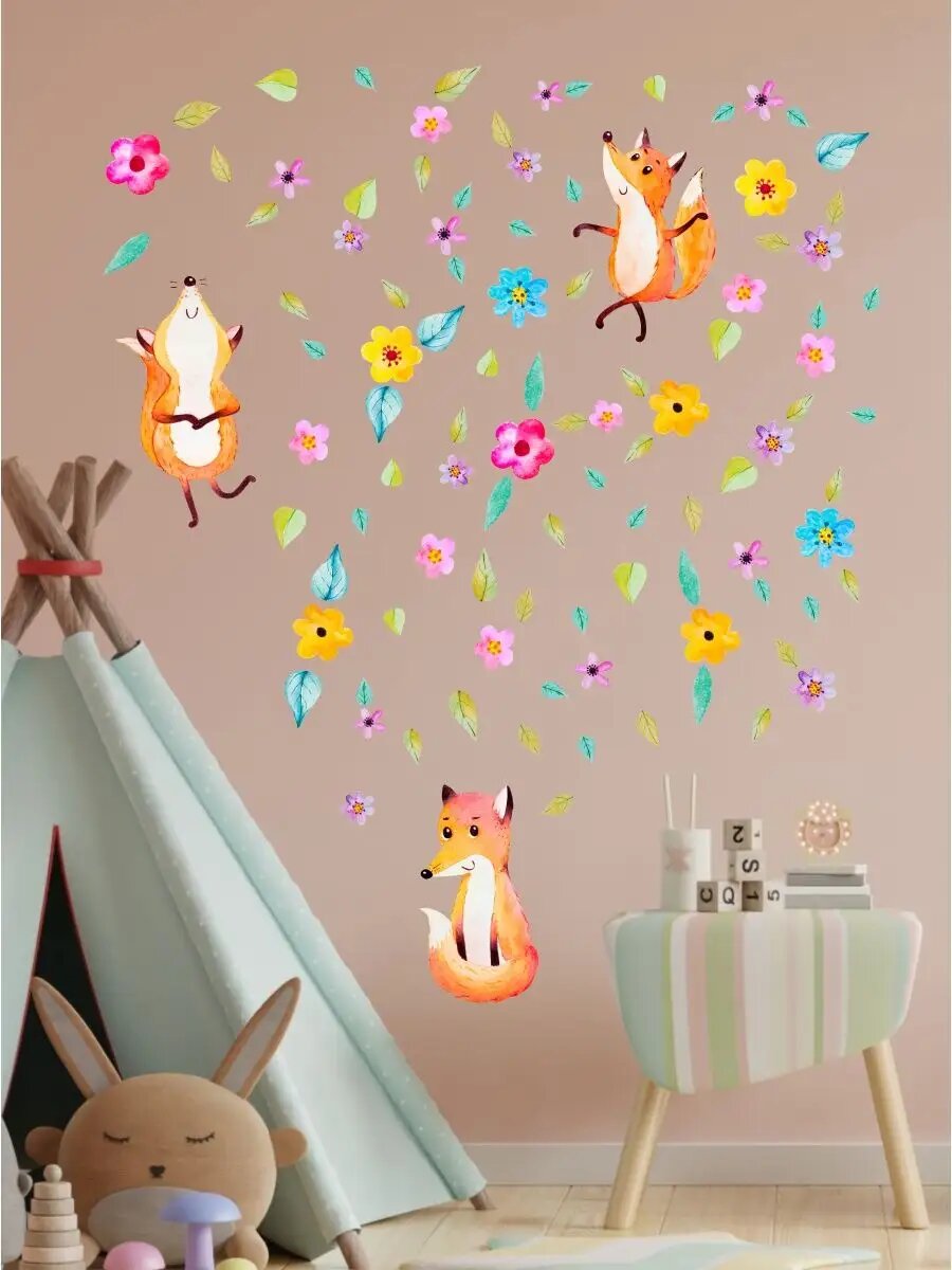 Интерьерные наклейки воздушные шары для детей