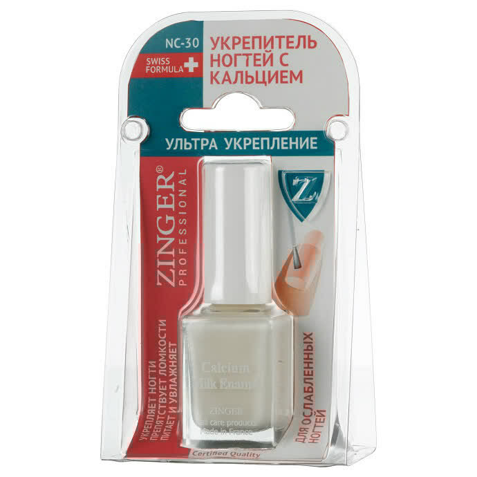 Укрепитель ногтей Zinger "Professional", с кальцием, 14 мл