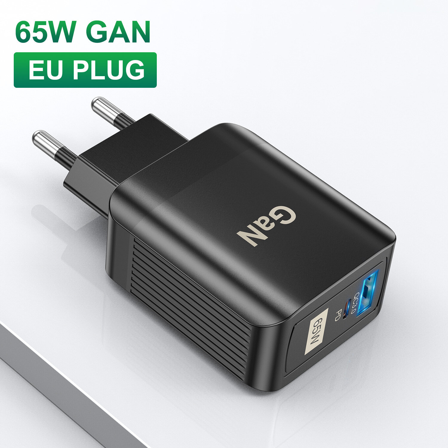 Зарядное устройство GaN, PD33W, QC 3.0, 9V12V, прямая зарядка
