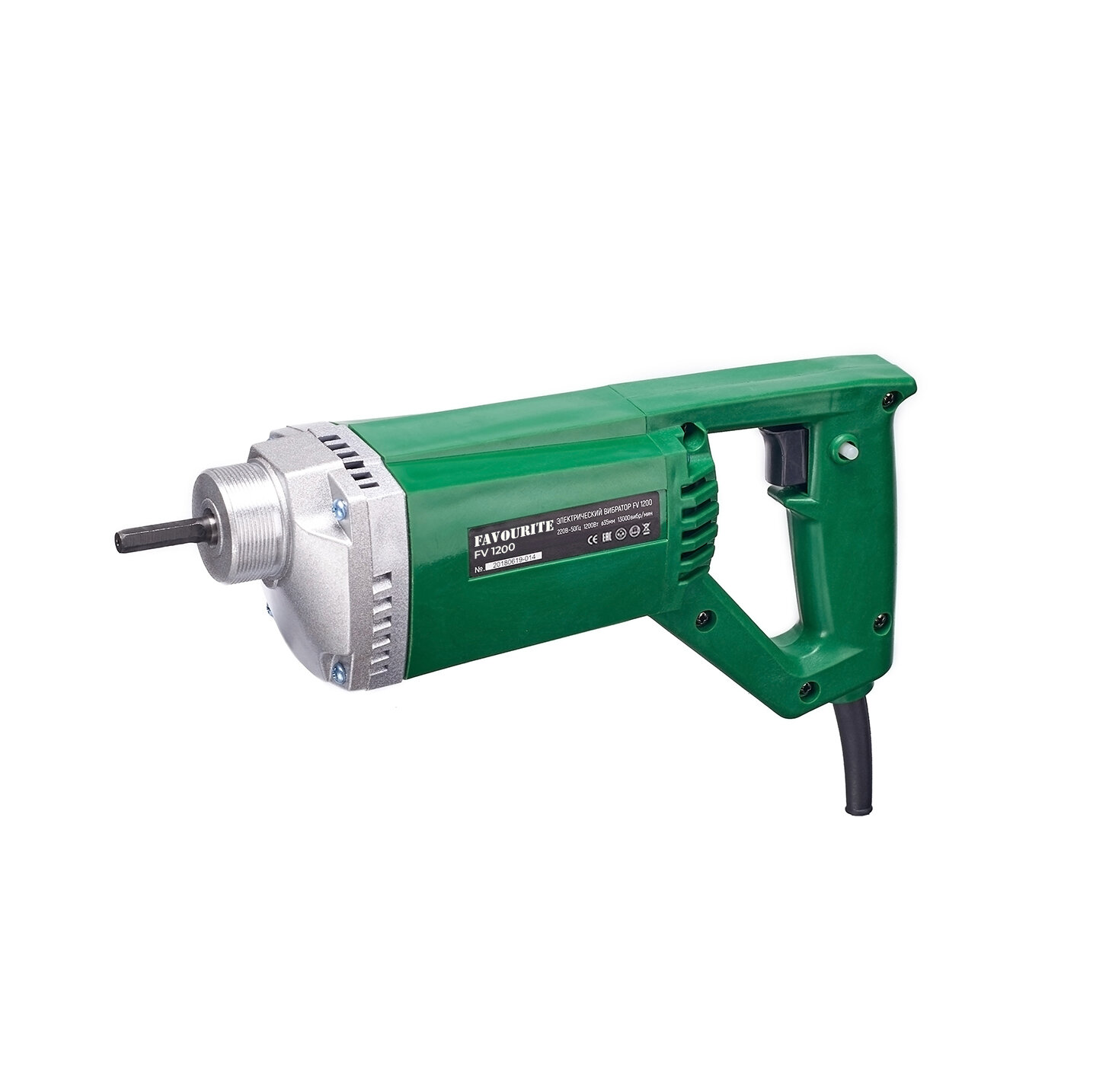Вибратор ручной электрический FAVOURITE FV 1200, 1200Вт, вал 1,5м