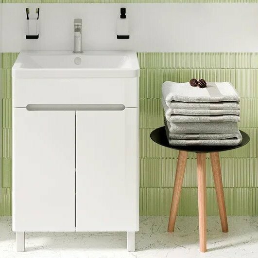 Тумба для комплекта Runo Парма 60, напольная, 2 двери