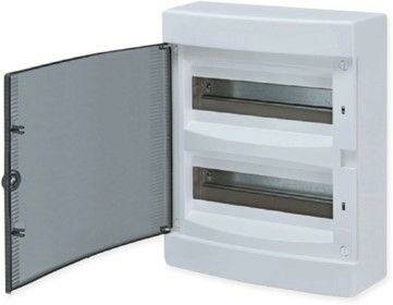 Щит распределительный навесной Unix 2х12мод. IP41 прозр. дверь PROxima EKF ux-2x12-n