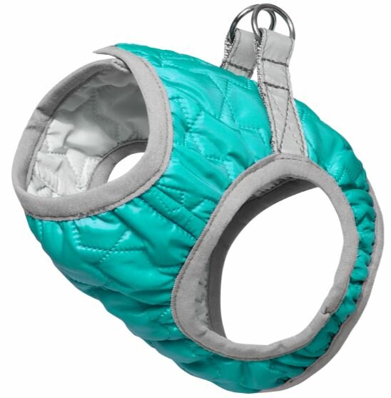 Triol Шлейка-жилетка мягкая утепленная бирюзовая S, обхват груди 36-39см