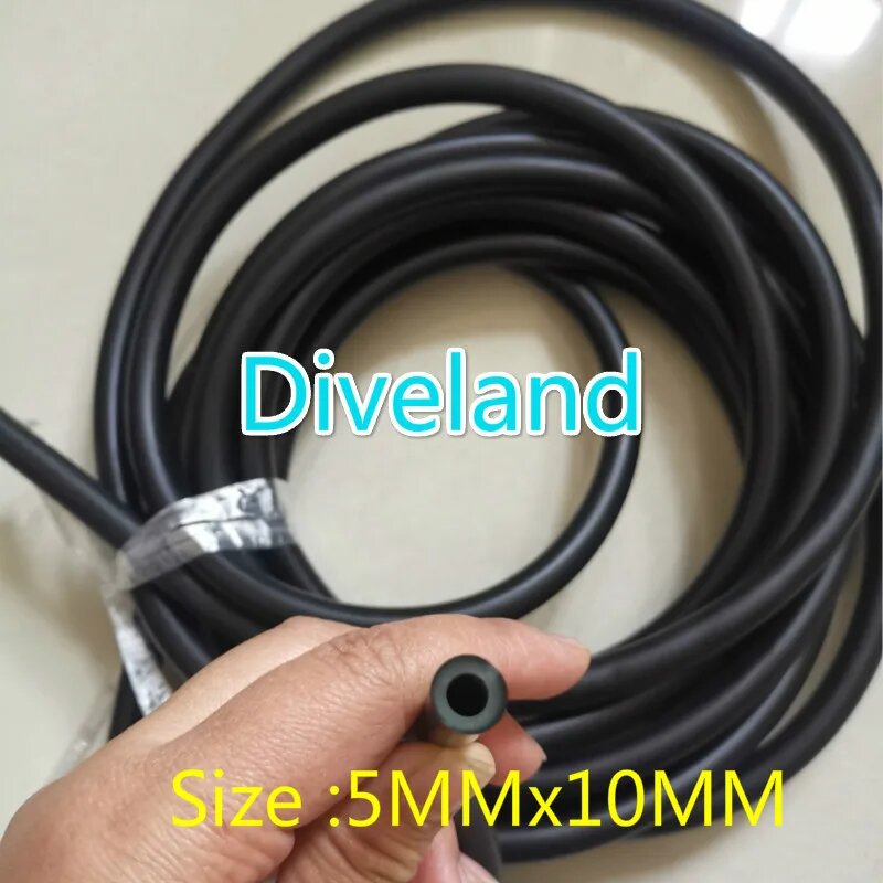 Латексные резиновые трубки для подводной охоты 5x10 мм 3x16 мм 3x14 мм 3x18 мм 5x10MM Black