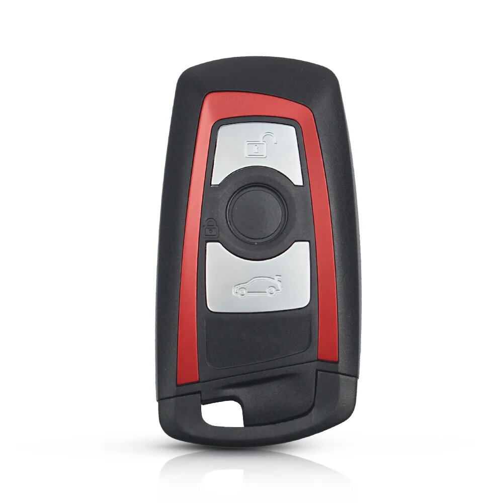 Запасная крышка KEYYOU для BMW CAS4 F 3 5 7 Series E90 E92 E93 X5 F10 F20 F30 F40 3/4 3 Button Red