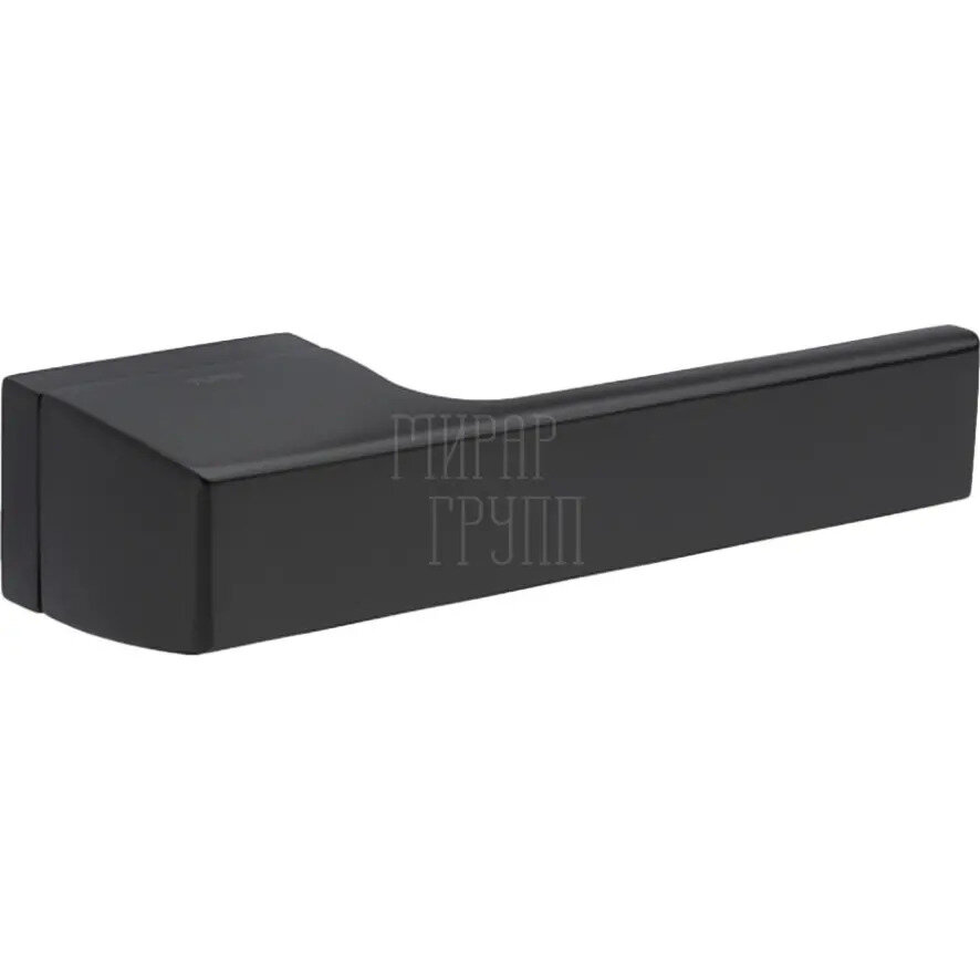 Дверная ручка на прямоугольной розетке Tupai Melody 3099 RE (дв. полотно 60 мм) черный