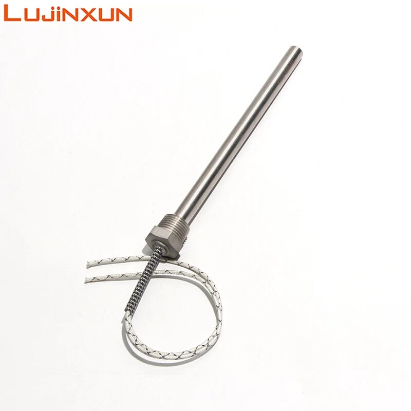 LUJINXUN DN15 одноголовый электрический нагреватель 300-1000 Without nut, 220 В, DN15 12x200mm 1000W