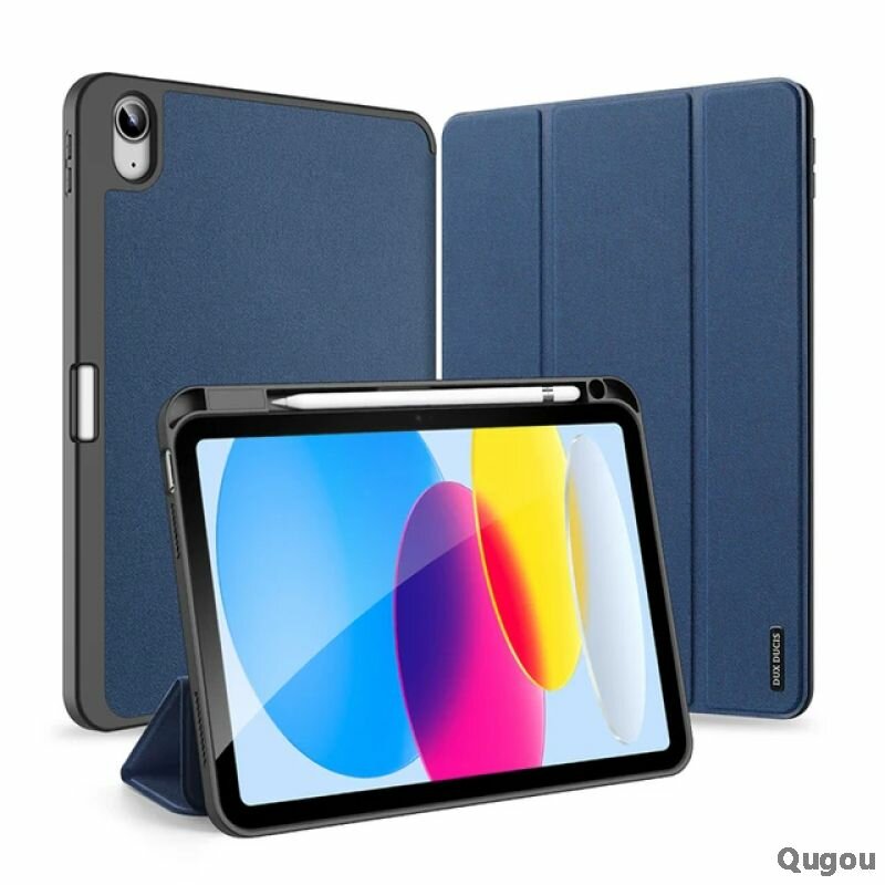 Чехол для iPad 10 10.9(2022), iPad 11(A16,2025), из микрофибры с прорезью для ручки