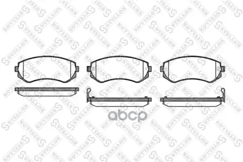 317 12=FDB1166=222253 ! колодки дисковые п Nissan Almera 1.4i-2.0D 96> Stellox арт. 328012SX