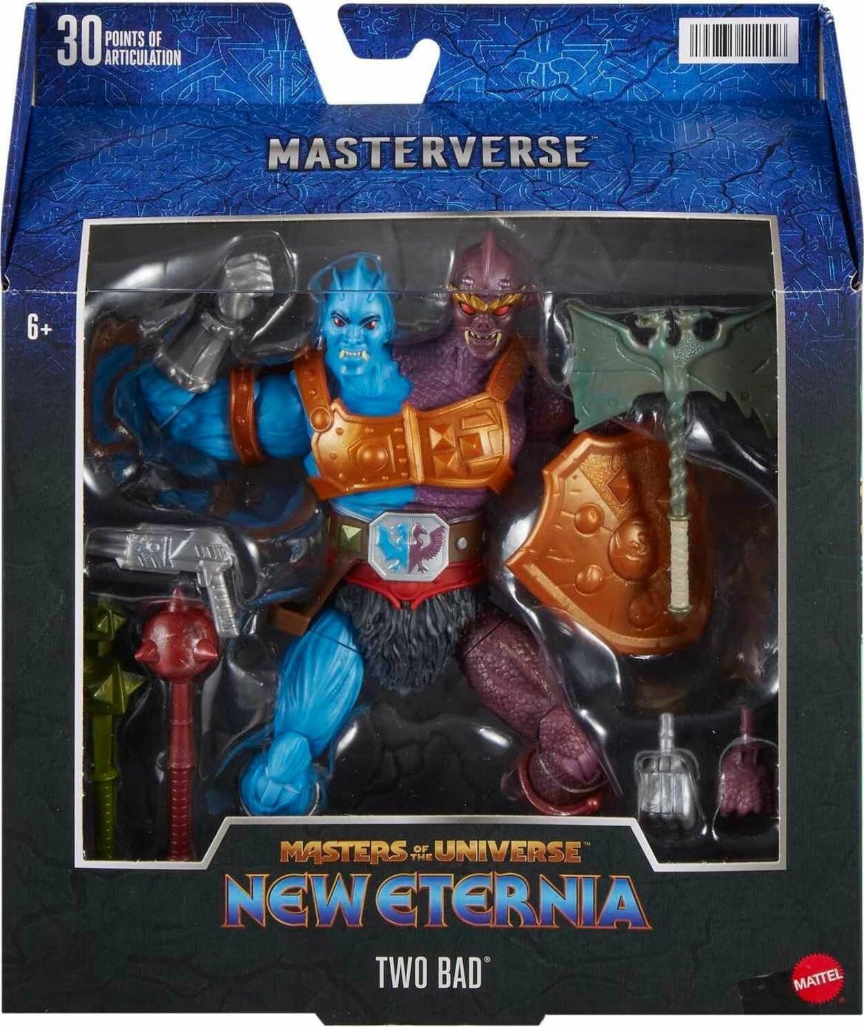 Masters of the Universe, Фигурка "Два плохиша" с аксессуарами Детализированная шарнирная фигурка коллекционной игрушки MOTU