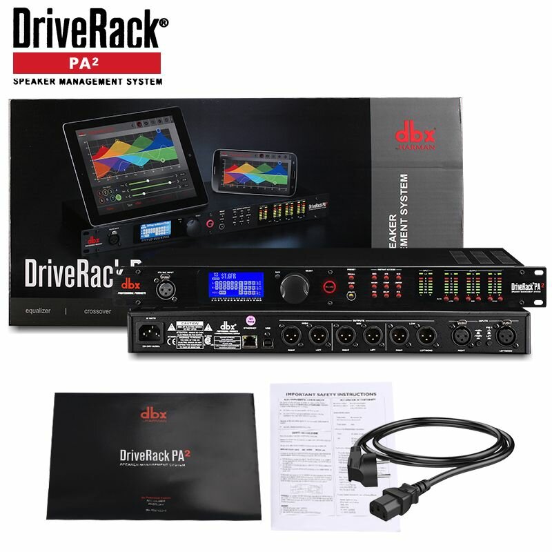 DBX DriveRack PA2 Спикер процессор аудиоэффекты