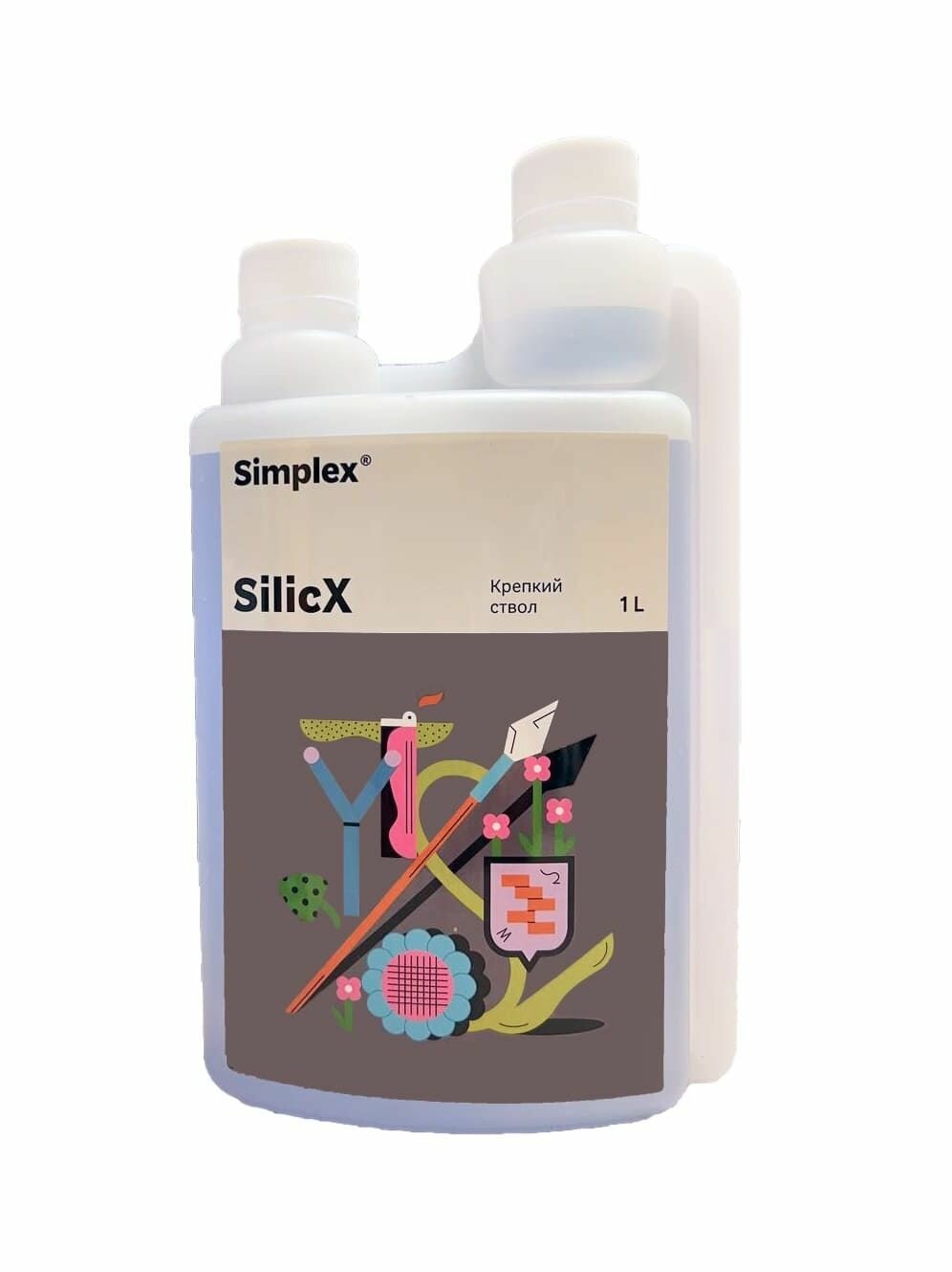 Удобрение - кремниевая добавка для растений Simplex SilicX 1 л.