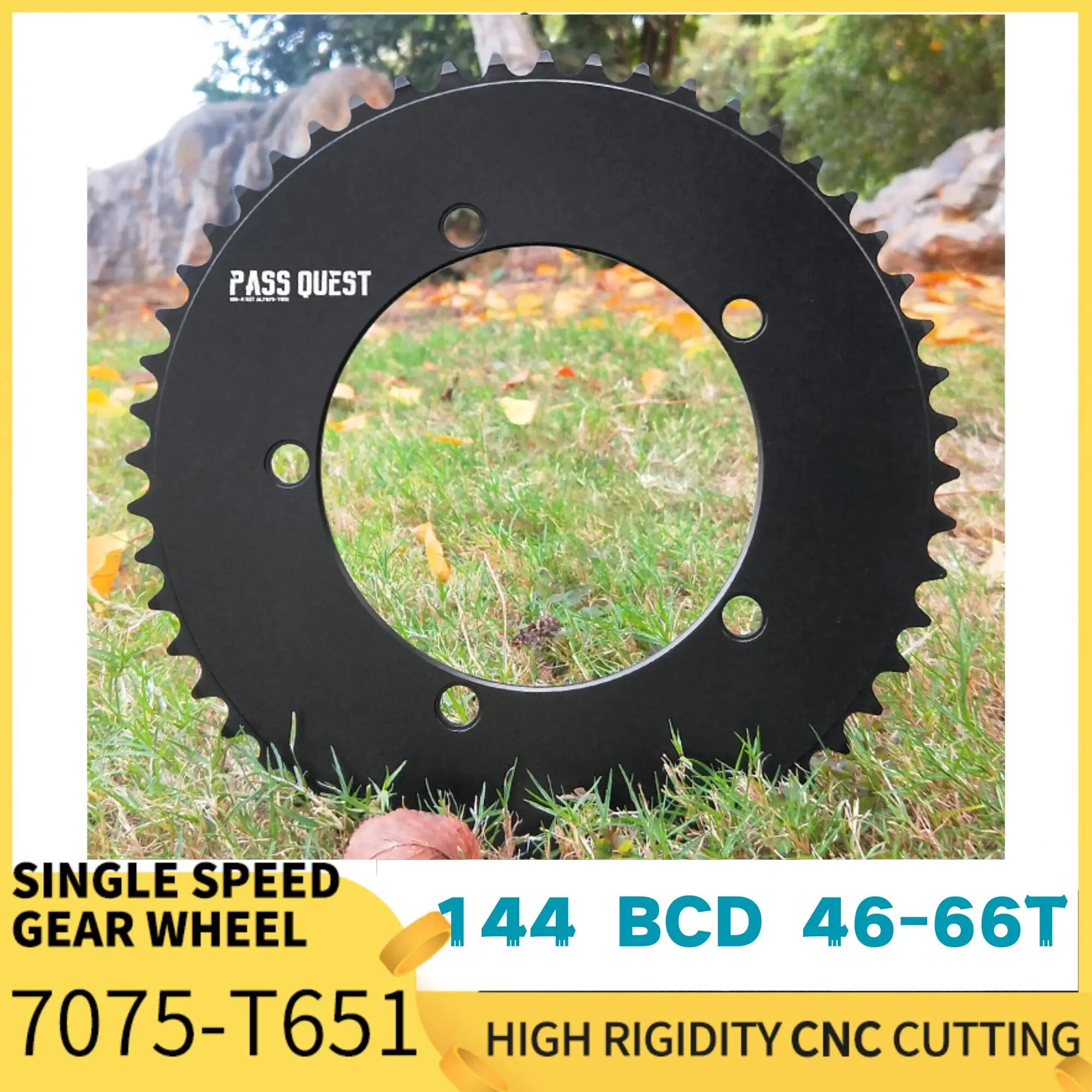 PASS QUEST Велосипедная звезда 144BCD 144BCD 55T