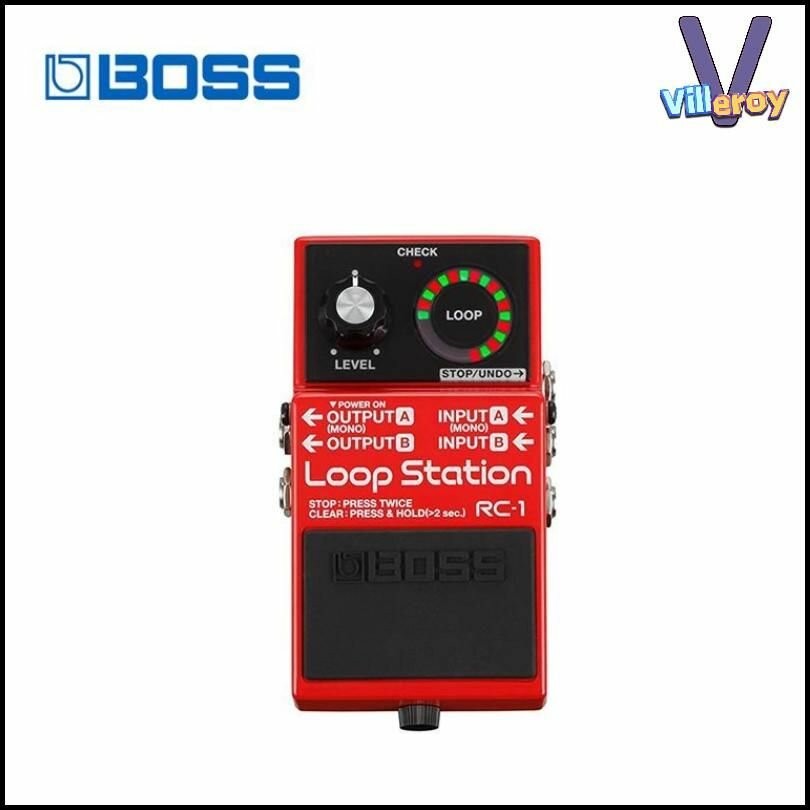 BOSS RC-1 Loop Stompbox Профессиональная сценическая басовая мини-фразовая вокальная драм-машина