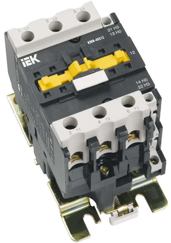 Контактор малогабаритный IEK / ИЭК КМИ-49512 АС IP20 1NО, 1NC 400В 95А 50Гц, KKM41-095-400-11 / коммутационное оборудование