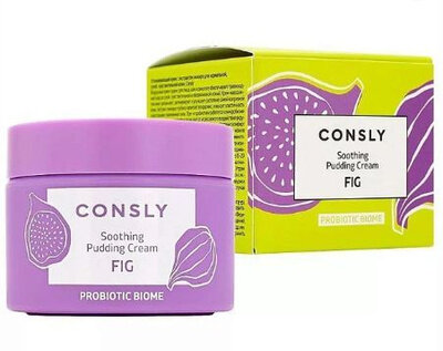 CONSLY PB Крем-пудинг успокаивающий с экстрактом инжира для нормальной, сухой, чувствительной кожи 50 мл