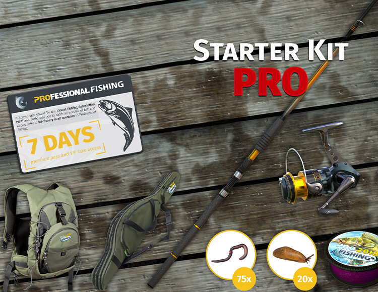 Professional Fishing - Starter Kit Pro, Ultimate Games Software, цифровая версия, Steam (Для платформы PC)
