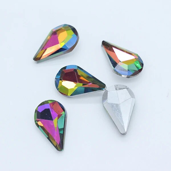 5-13 мм, все размеры, 24 цвета, хрустальные капли воды, стразы, стеклянные камни, точка для свадебного платья, ювелирные изделия, украшения для дизайна ногтей, сделай сам