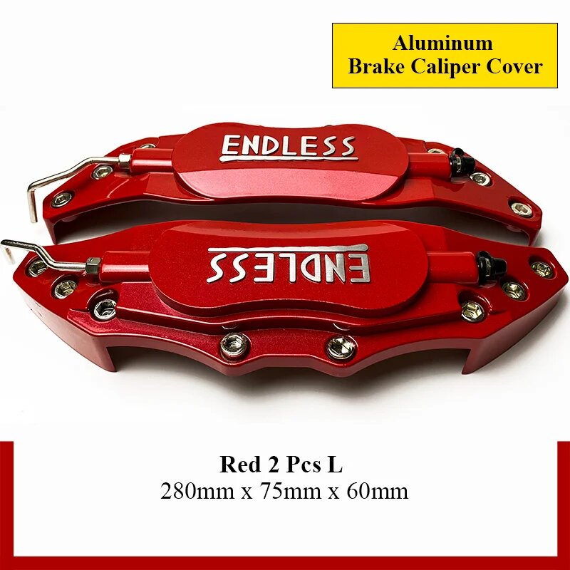 2 шт. S/M/L алюминиевый автомобильный 3D суппорт дискового тормоза, наклейка для VW 2Pcs L size Red