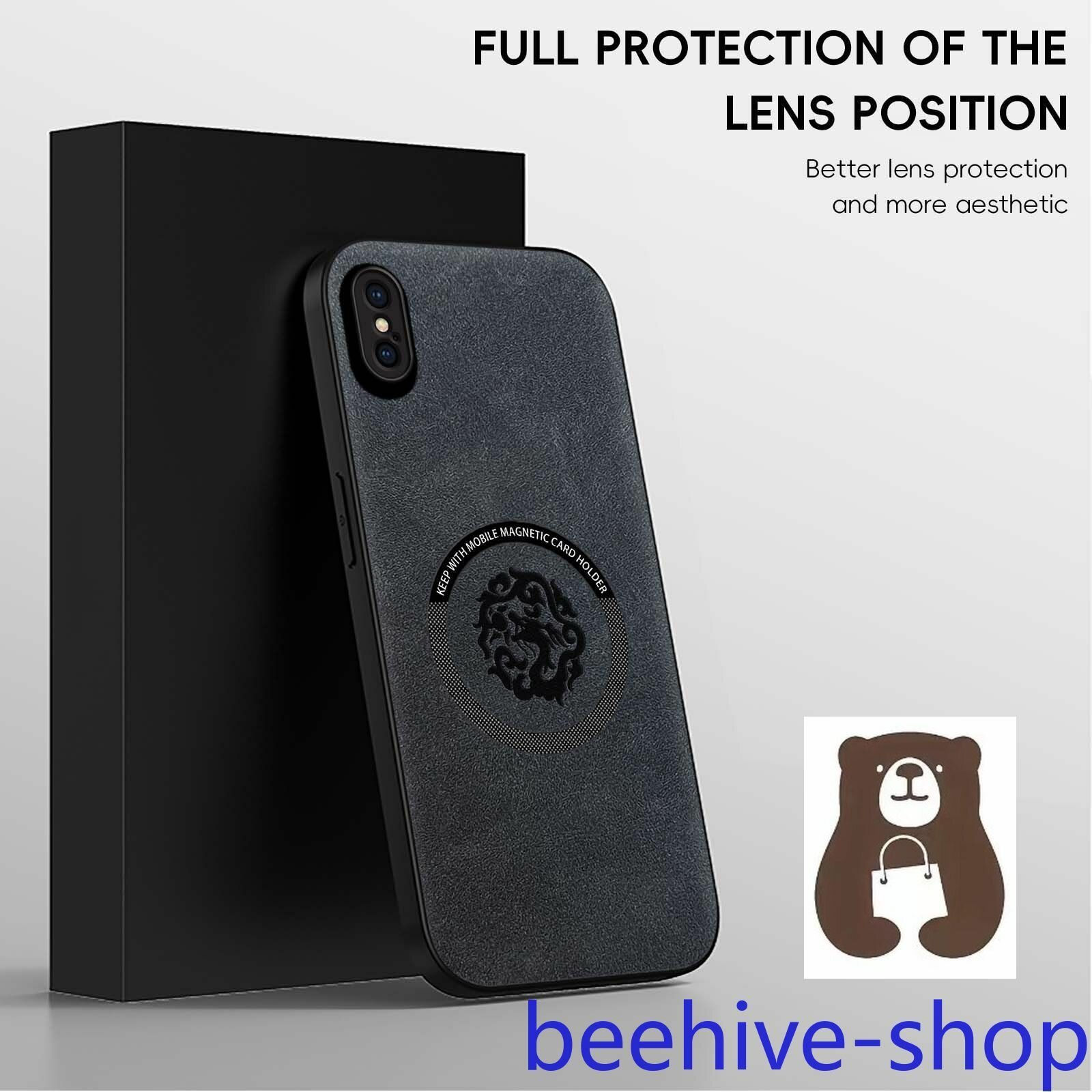 Чехол на Apple iPhone X / iPhone XS (Айфон Х / Айфон ХС) , Высококачественная кожа / Корпус телефона Apple iPhone X / iPhone XS