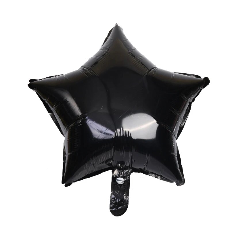 10/20/30 шт. 10-дюймовые фольгированные шары с пятиконечной звездой, белые, розовые, черные воздушные шары с пентаграммой, детские игрушки, украшение для свадьбы, дня рождения