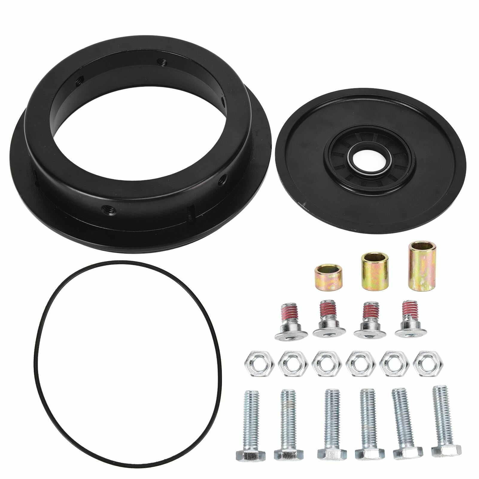 Специальный фланец для крепления тормозных дисков после модификации мотоцикла