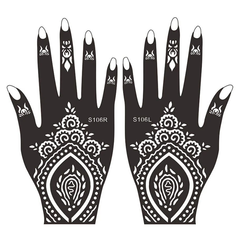 Трафареты для татуировок Tattrendy S1 S106LR