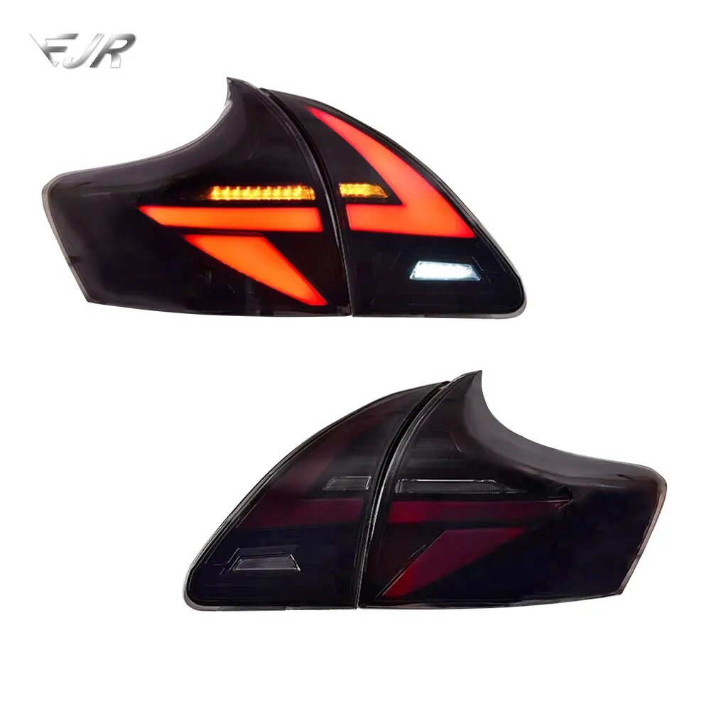 Задние фары в сборе для Toyota Venza 2009-2013, модифицированные задние фонари, стоп-сигнал, сигнал поворота, дневные ходовые огни, задняя фара, Black, Chinese standard