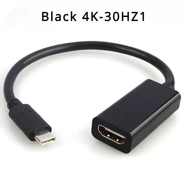 Новый Type-c к HDMI-совместимому 4K 30 Гц из алюминиевого сплава USB-накопители Aux-кабель HDTV-кабель Адаптер для ноутбука