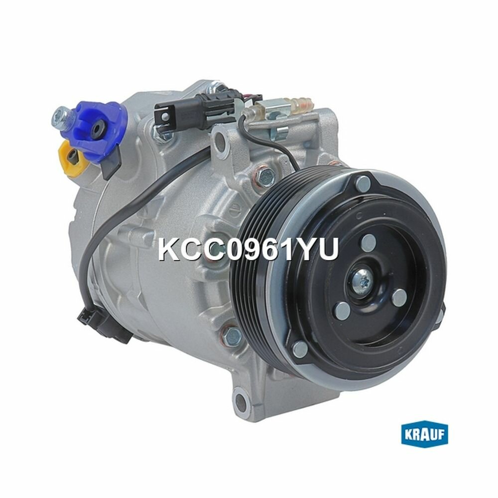 Компрессор кондиционера KRAUF KCC0961YU, для BMW X5/X6, металл, пластик, 150 мл