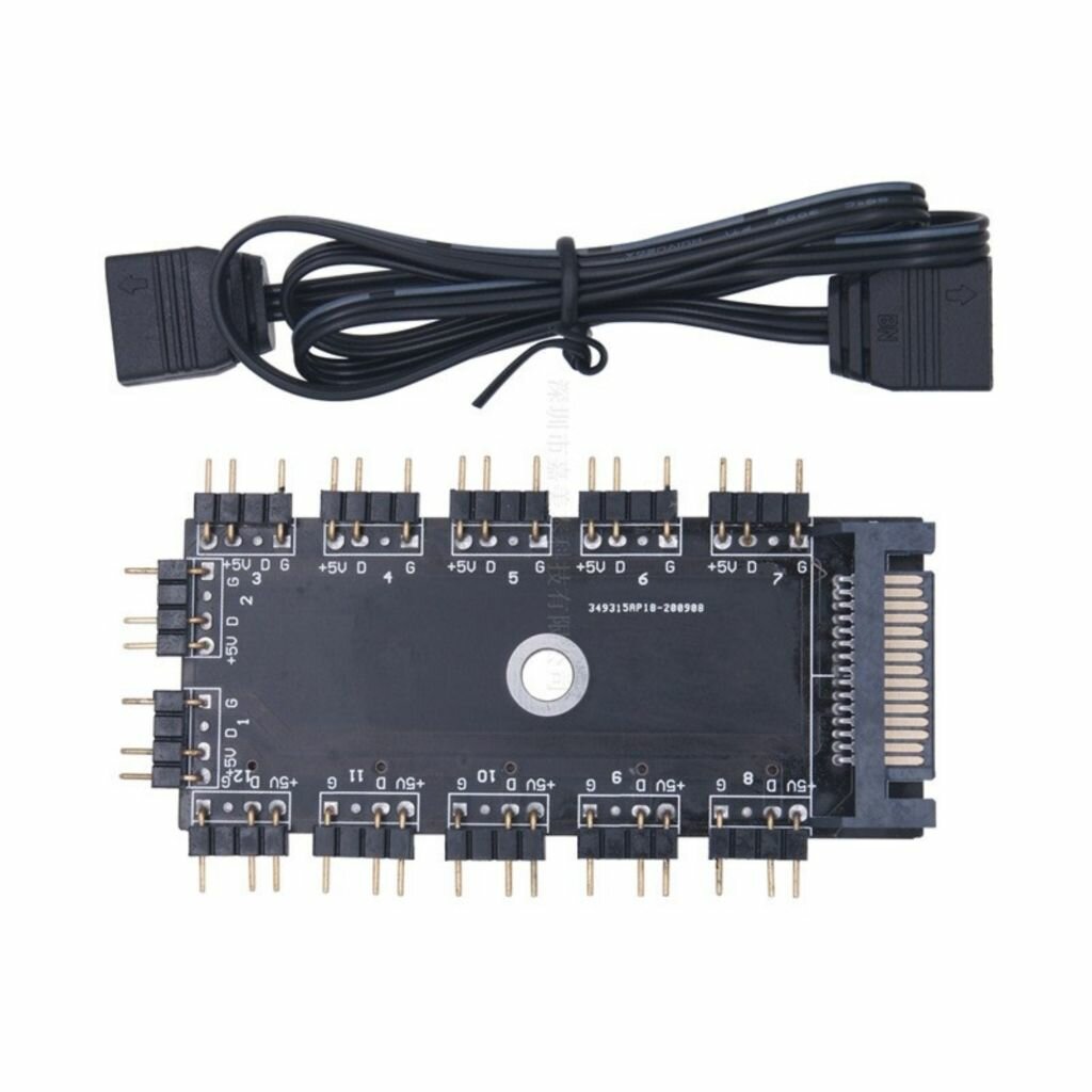 5V 3-pin ARGB LED Хаб Кабель Сплиттер