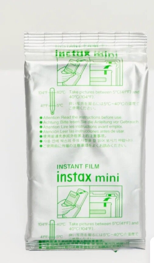 Картридж Fujifilm Instax Mini, глянцевая фотоплёнка, 10 фото, 86x54 мм