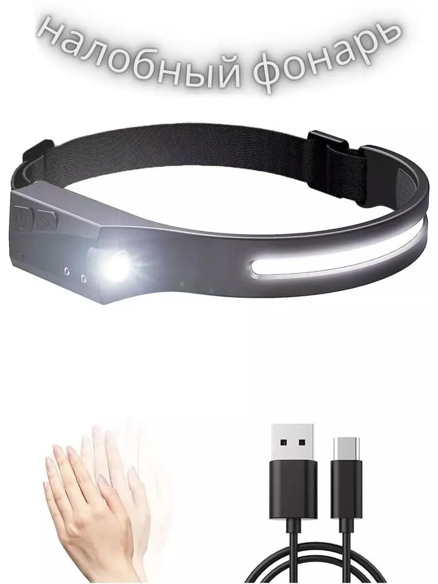 Налобный светодиодный фонарь лента