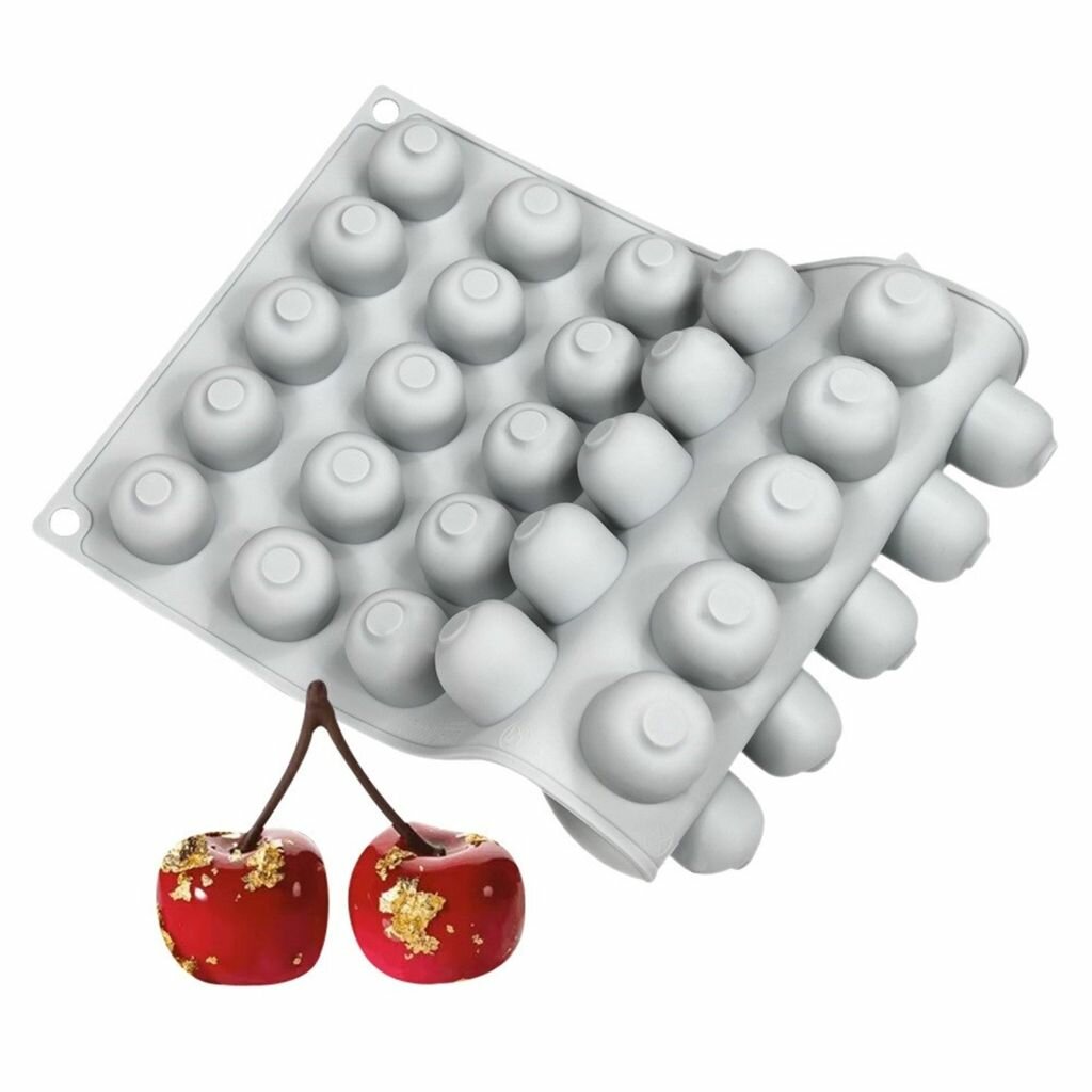 Силиконовые формы для шоколада в виде вишни