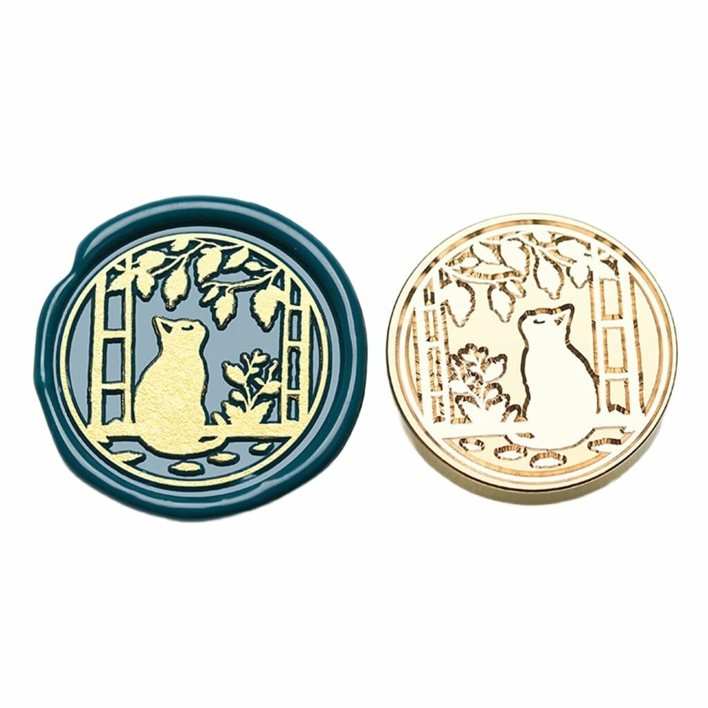 Печать на воске Животные Кролики для украшения открытки