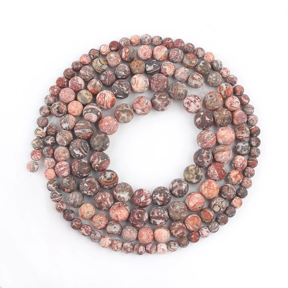 Матовые бусины из гематита nociuciu 4-12 мм 6mm 61pcs, Leopard jasper