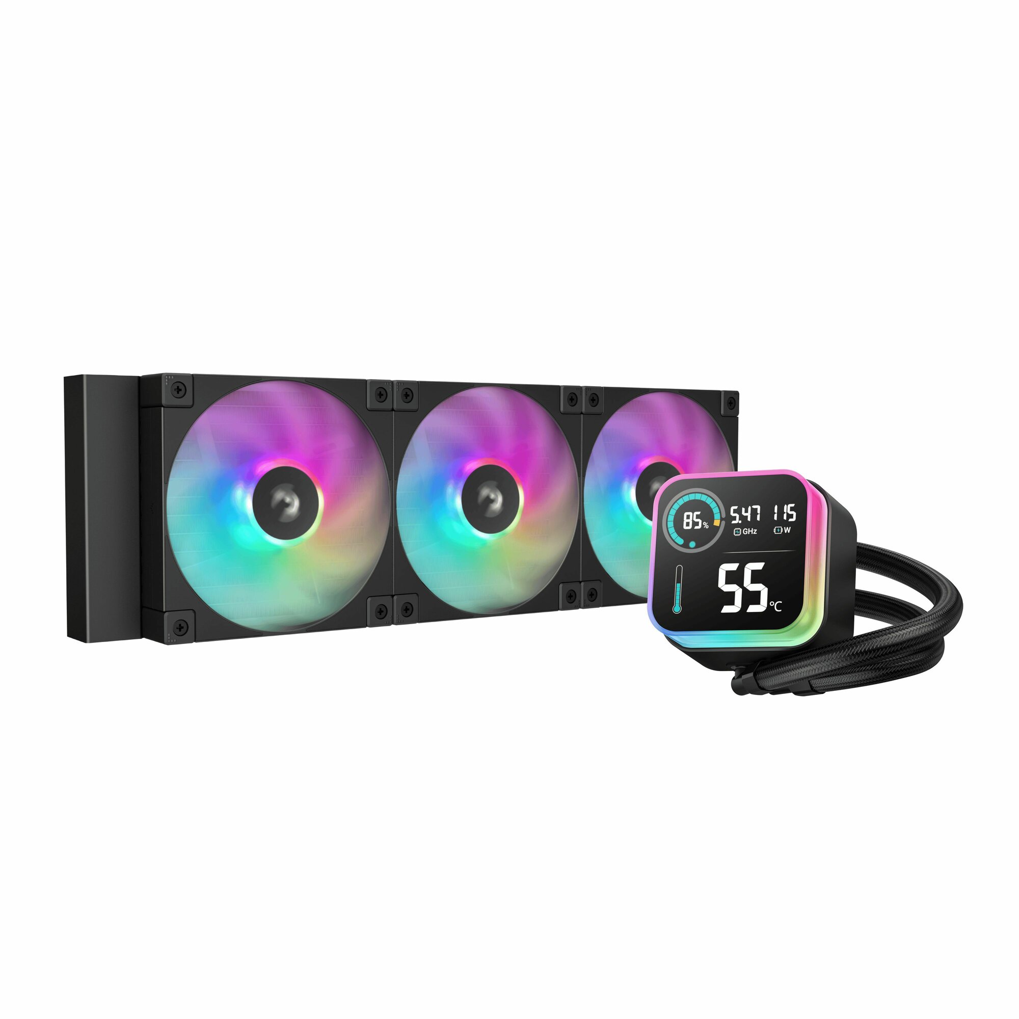 DEEPCOOL LQ360 теплоприемник Экран кода сегмента гало ARGB