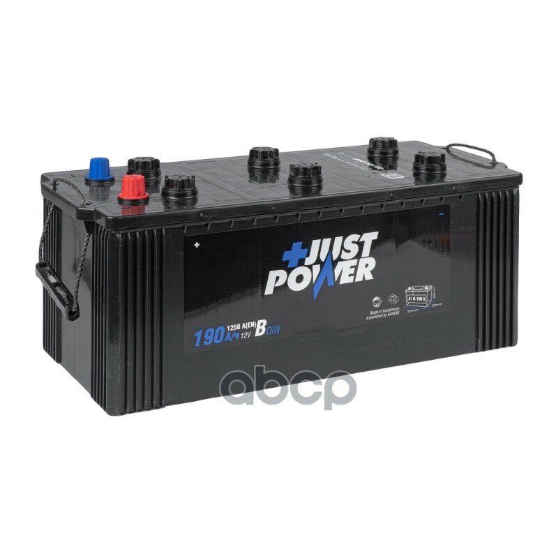 Аккумулятор JUST POWER+ 190 А/ч L+(3) 524x239x219 B EN 1250 А Just арт. J1B1903