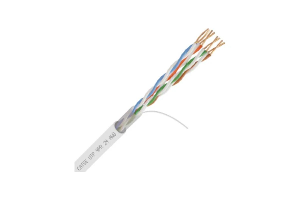 Netlink NL-CU UTP 4PR STANDART CAT5e 24 AWG внутренний кабель бухта 15 м белый УТ-00001395