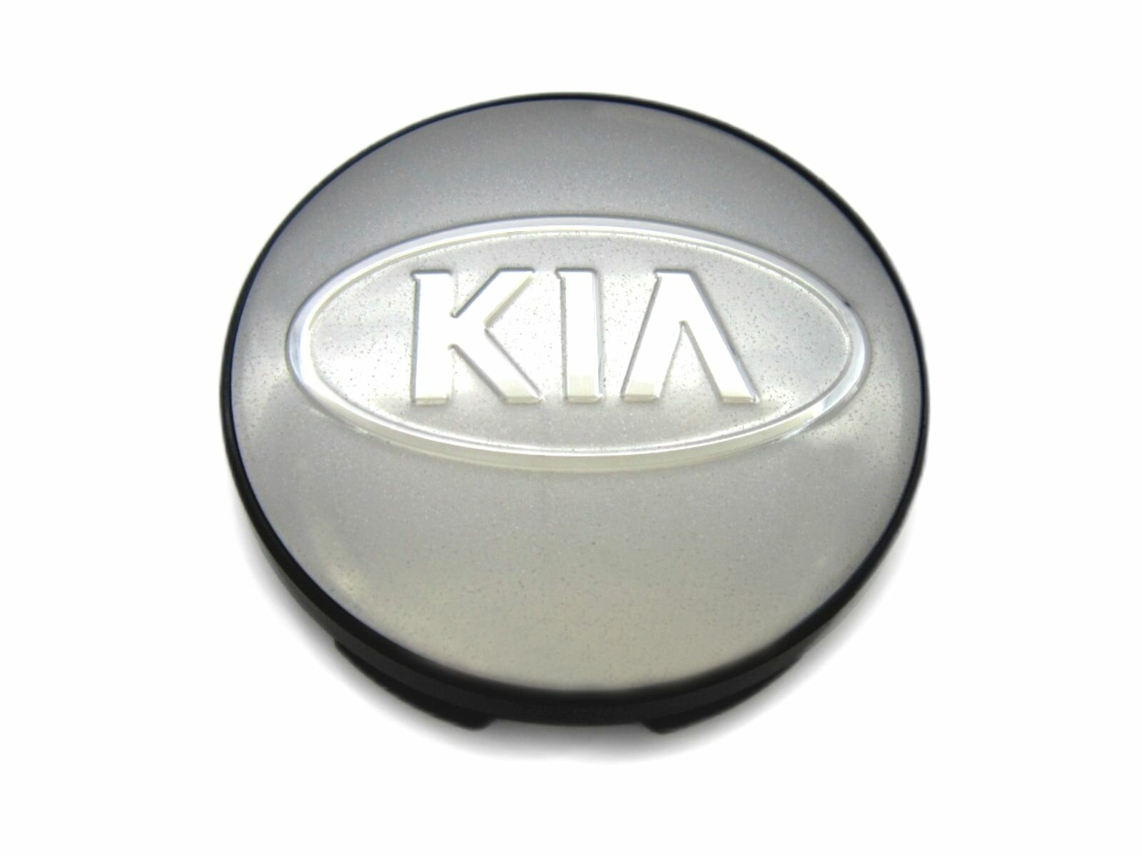 Колпачок, заглушка на литой диск СКАД Kia full chrome 56/51/12 мм, 1 шт.