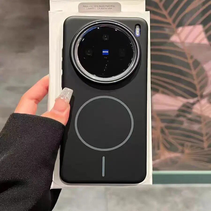 Черный чехол Magsafe для Vivo X200 Pro Mini