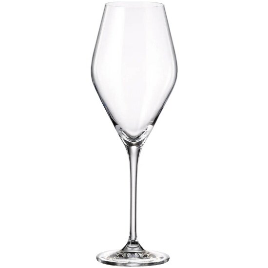 Набор бокалов для белого вина Crystal Bohemia "LOXIA", 470 мл (набор 6 шт.)
