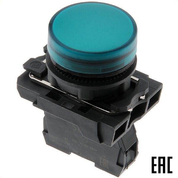 Светосигнальная арматура SB5AVM3 зеленая 220В AC со светодиодом (Systeme Electric) (2 шт. в наборе)