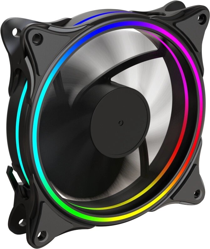 BD-CF120ARGB3-BK / Вентилятор Bloody BD-CF120ARGB3 ARGB 120х120x25 черный 4-pin (упак:1шт) (BD-CF12