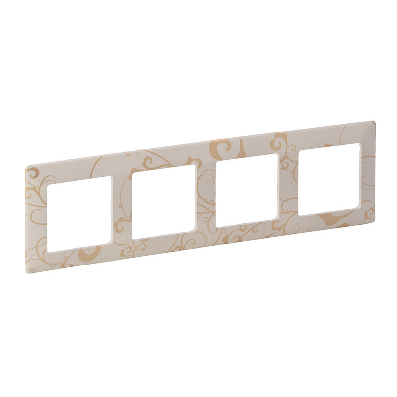 Legrand Valena LIFE Ампир бежевый Рамка 4-ая, 1 шт.