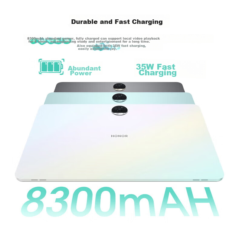 Планшет Honor 9 Standard Edition, 12.1", 8+256GB, 2.5K Ultra-Clear, 120Hz, Starry grey, HEY2-W09