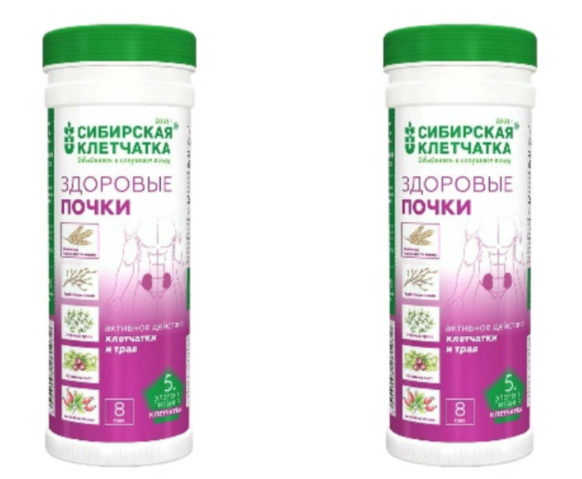 Сибирская клетчатка Клетчатка Здоровые почки, 170 г,2 шт