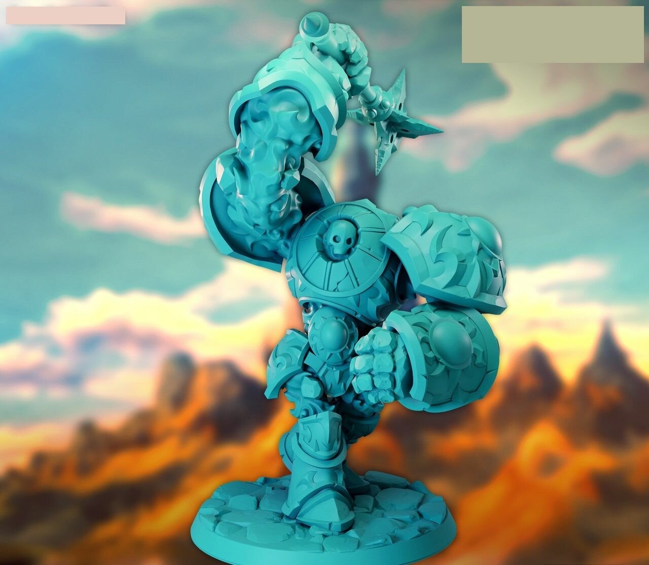 Голем 2, фигурка, ДнД, миниатюра