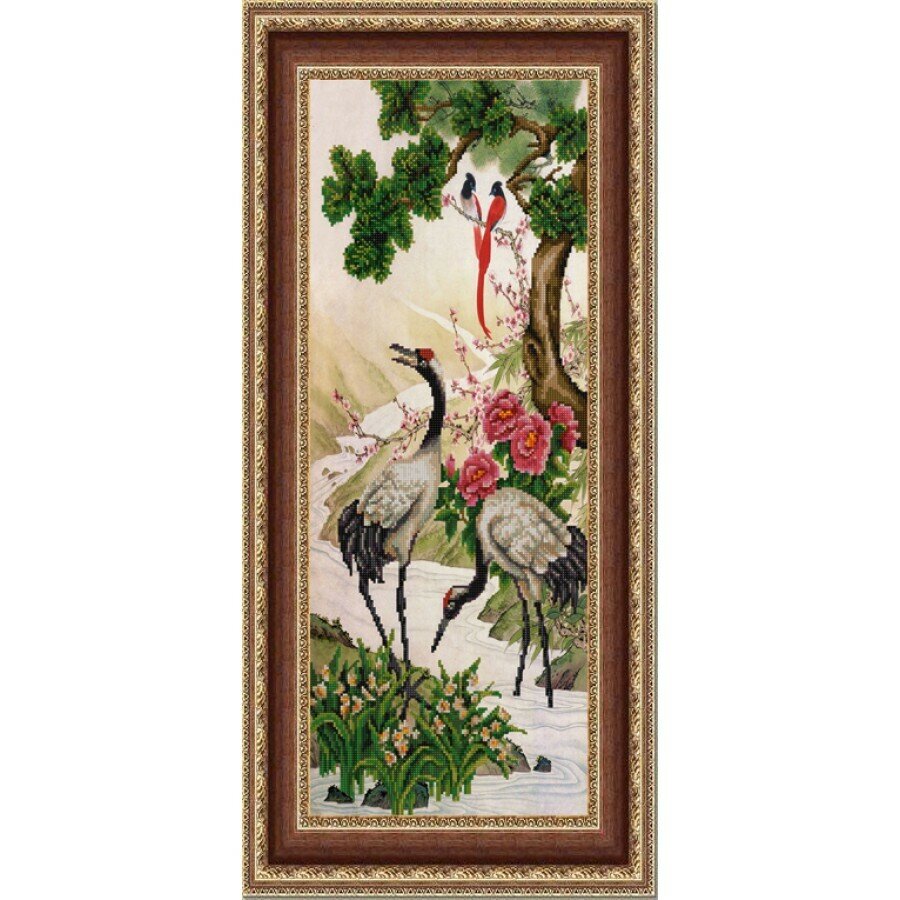 Рисунок на ткани Конёк (бисер), Китайский сюжет, 25х65 см (9669)