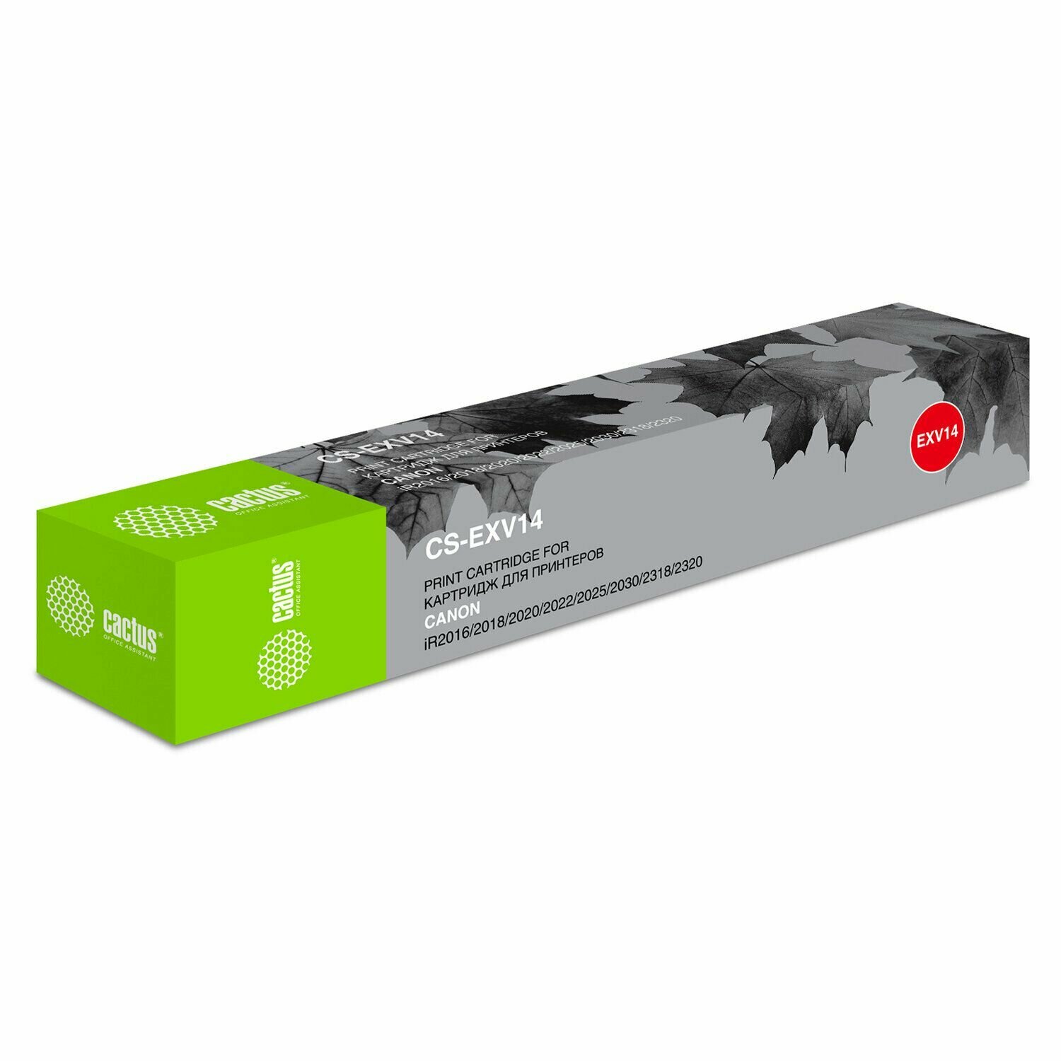 Тонер CACTUS для Canon iR-2016, 2016J, 2020, 460 г, ресурс 8300 страниц CS-EXV14